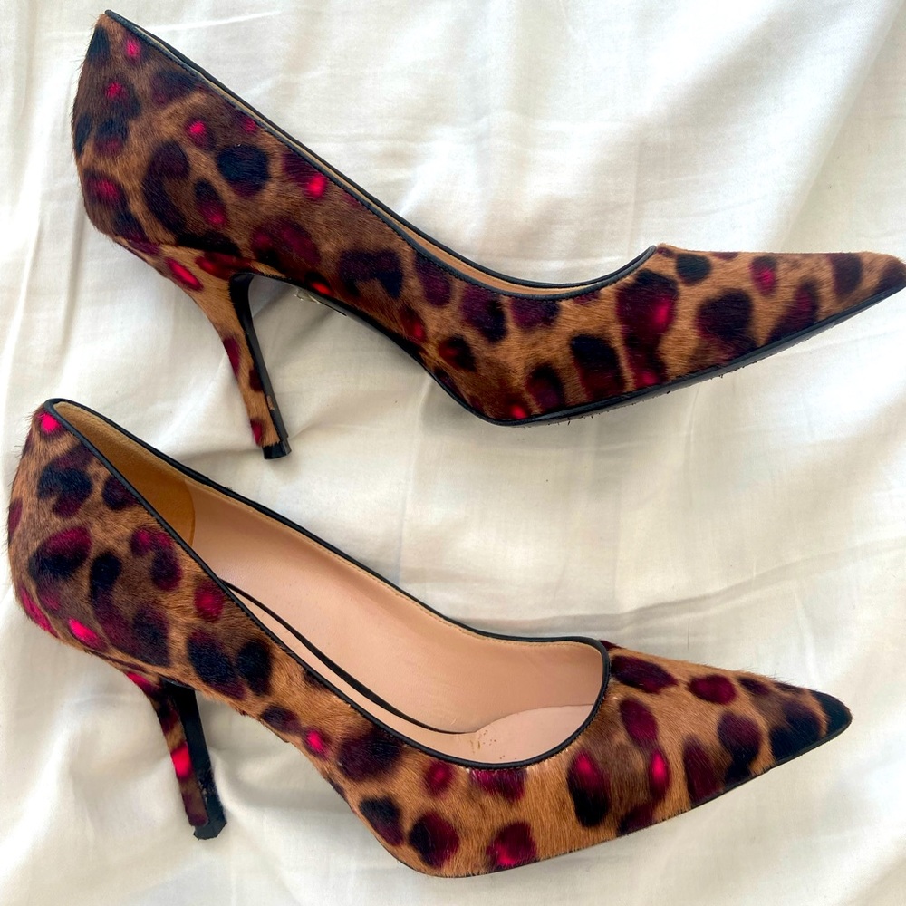 Furla Leopard Print Heels - Gem